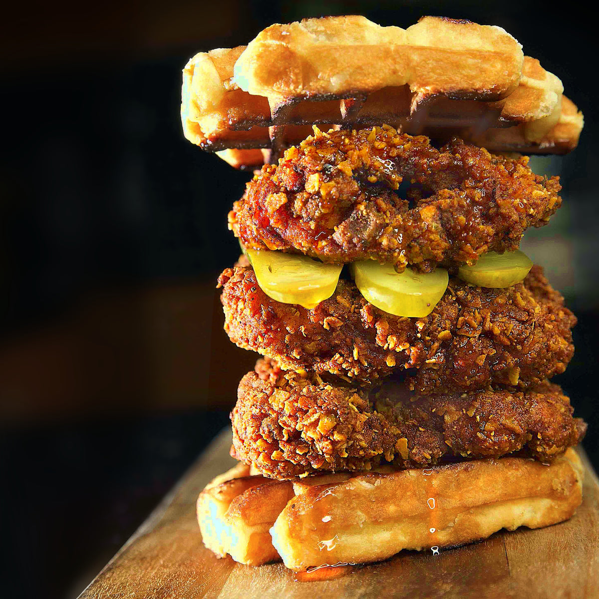 The best southern fried chicken waffle burger recipe – AUSSIEQ BBQ
