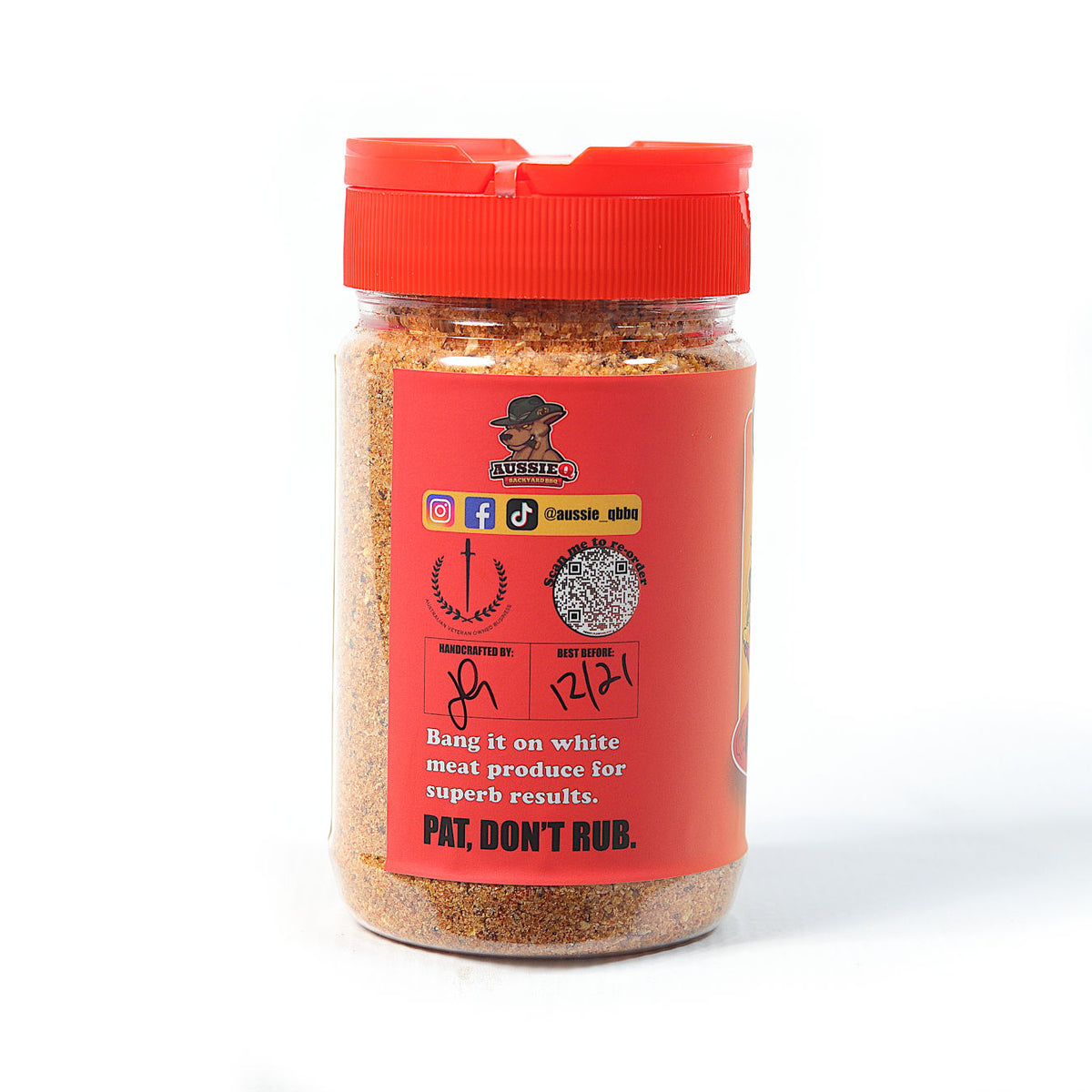 Oz Dirt Hand Crafted Seasoning and Rub perfect for White meat | AUSSIEQ BBQ